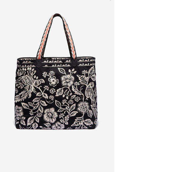 Johnny Was | Bags | Johnny Was Abigail Everyday Tote Black Floral ...